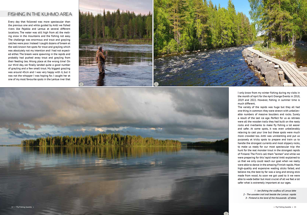 Planning a Finnish fishing trip with Hans van Klinken... (June, Flyfis ...
